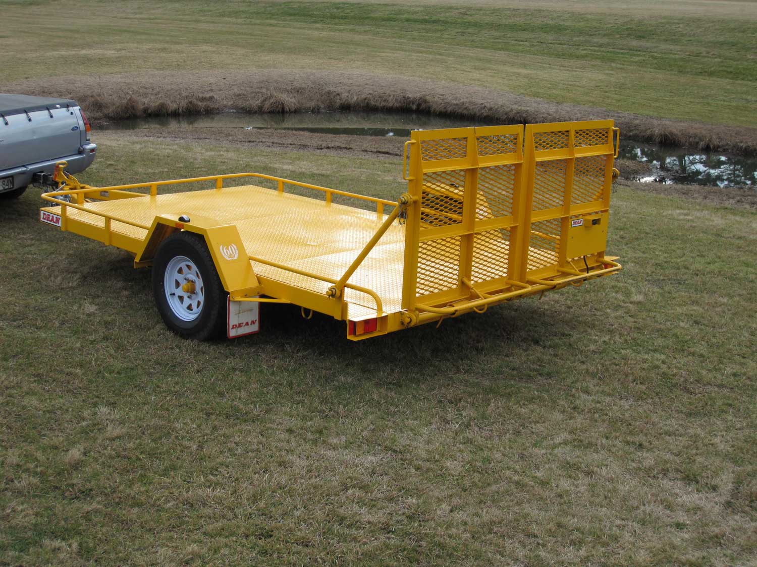 Single Axle Tilt Bed Plant Trailer - Heavy Duty - Dean Trailers