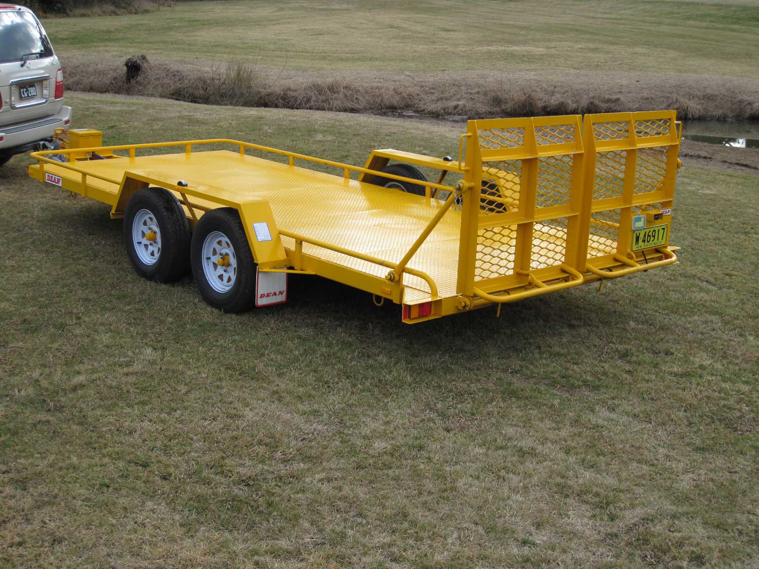 Tandem Tilt Bed Plant Trailer - Dean Trailers